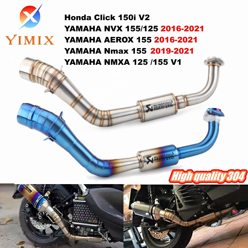 Elbow motorcycle exhaust pipe for Aerox V1 or V2/Nmax V2 2020 51mm ...