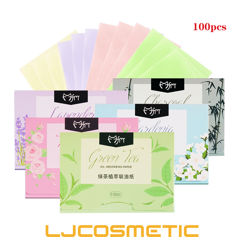 100pcs Natural Green Tea Oil Absorbing Tissues /Premium Face Oil ...