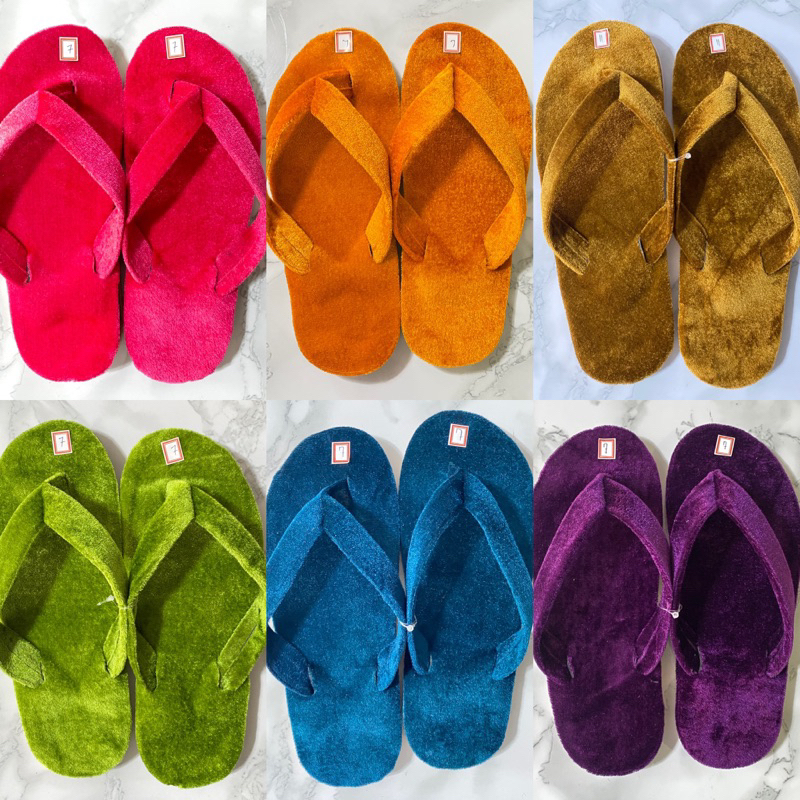 (UNISEX) 1 PAIR - COLORFUL INDOOR HOME SLIPPERS / TSINELAS PAMBAHAY ...