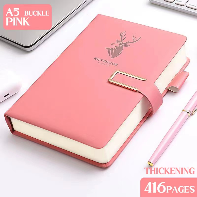 Onhand Pages A5 Faux Leather Thick Business Notebook Sketch Journal ...
