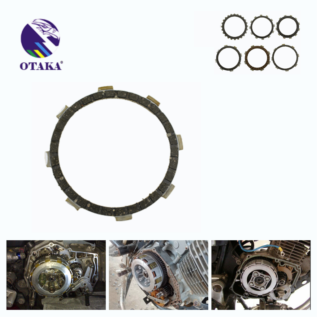 OTAKA MOTORCYCLE 1 SET CLUTCH LINING FOR VARIOUS MODELS XRM/WAVE100/110 ...