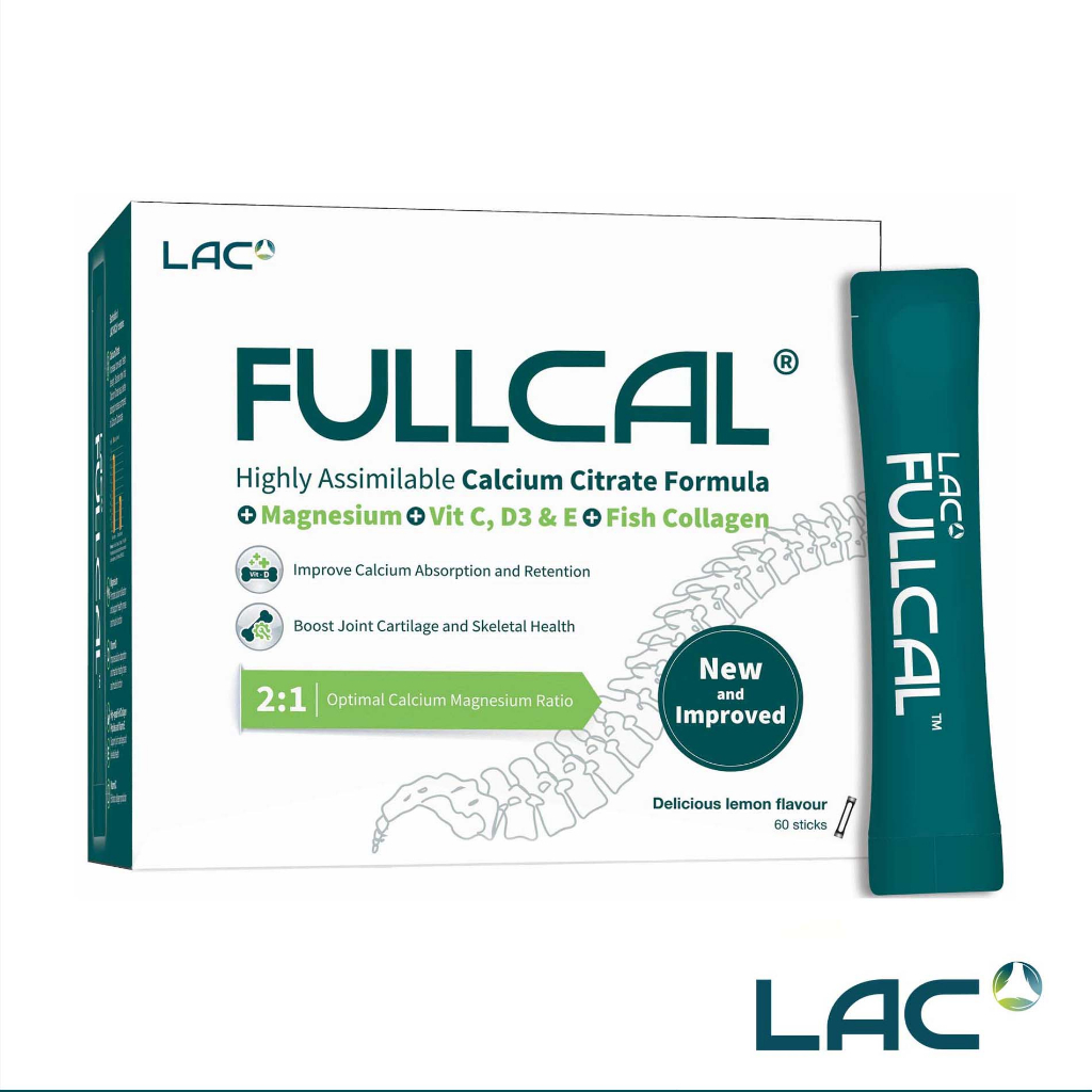 LAC FULLCAL LEMON 3G 60 STICKS (Best by: April 2026) | Shopee Philippines