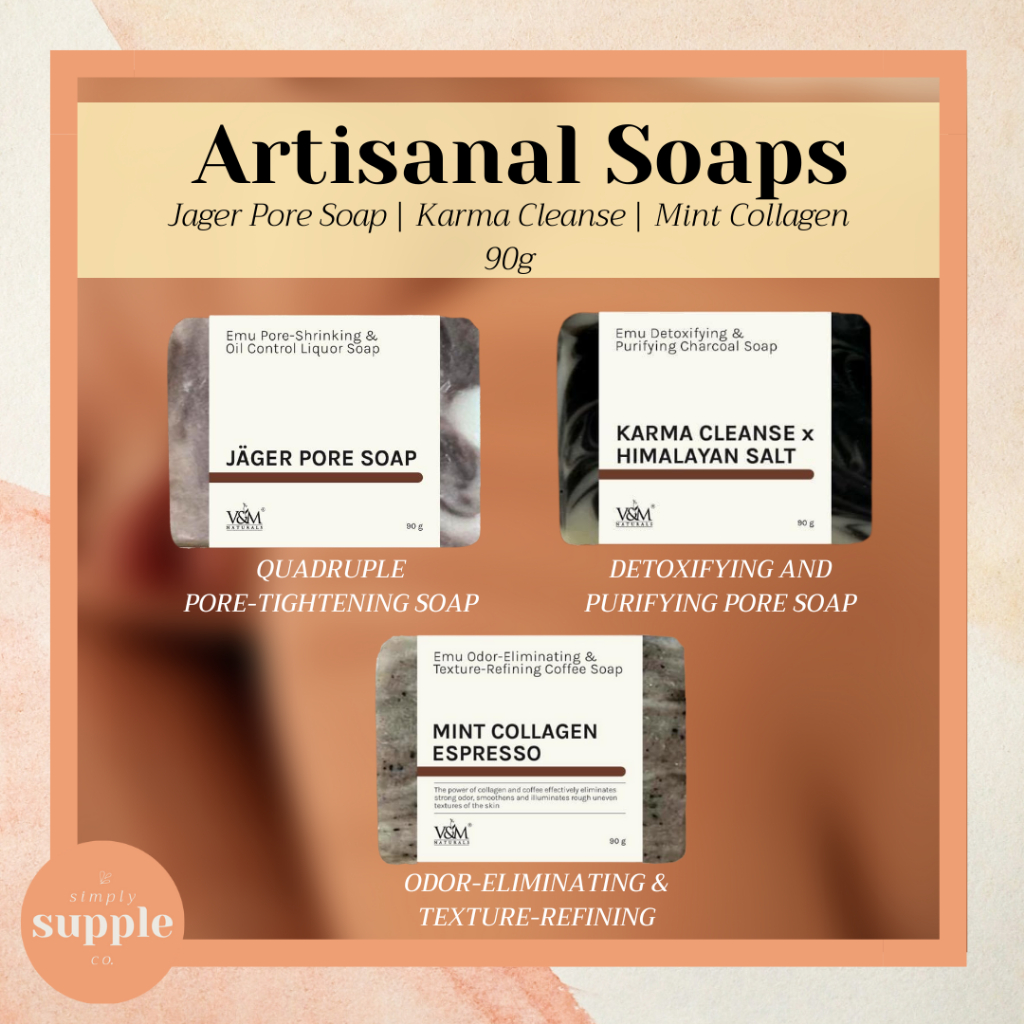 V&M Artisanal Soaps | Jager Pore Soap, Karma Cleanse Soap, Mint ...