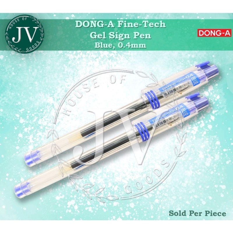 Dong-A Fine Tech Pen 0.3mm/0.4mm (Black, Blue and Red) (SOLD PER PIECE ...