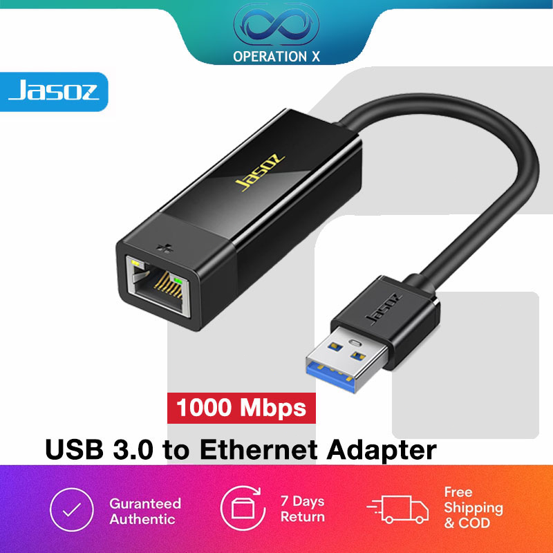 USB Network Adapter USB To RJ45 Adapter 100Mbps/1000Mbps USB C to RJ45 ...