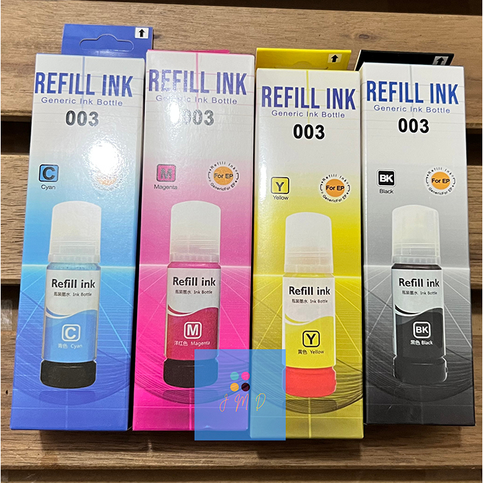 Refill Ink 003 For L3110 L3210 L1110 L1210 L1250 L3116 L3216 L3150 ...