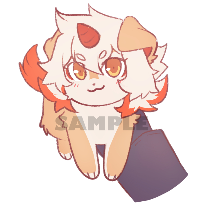 SUNNYNOGA ART Arknights - Chibi furries vinyl stickers (READ ...