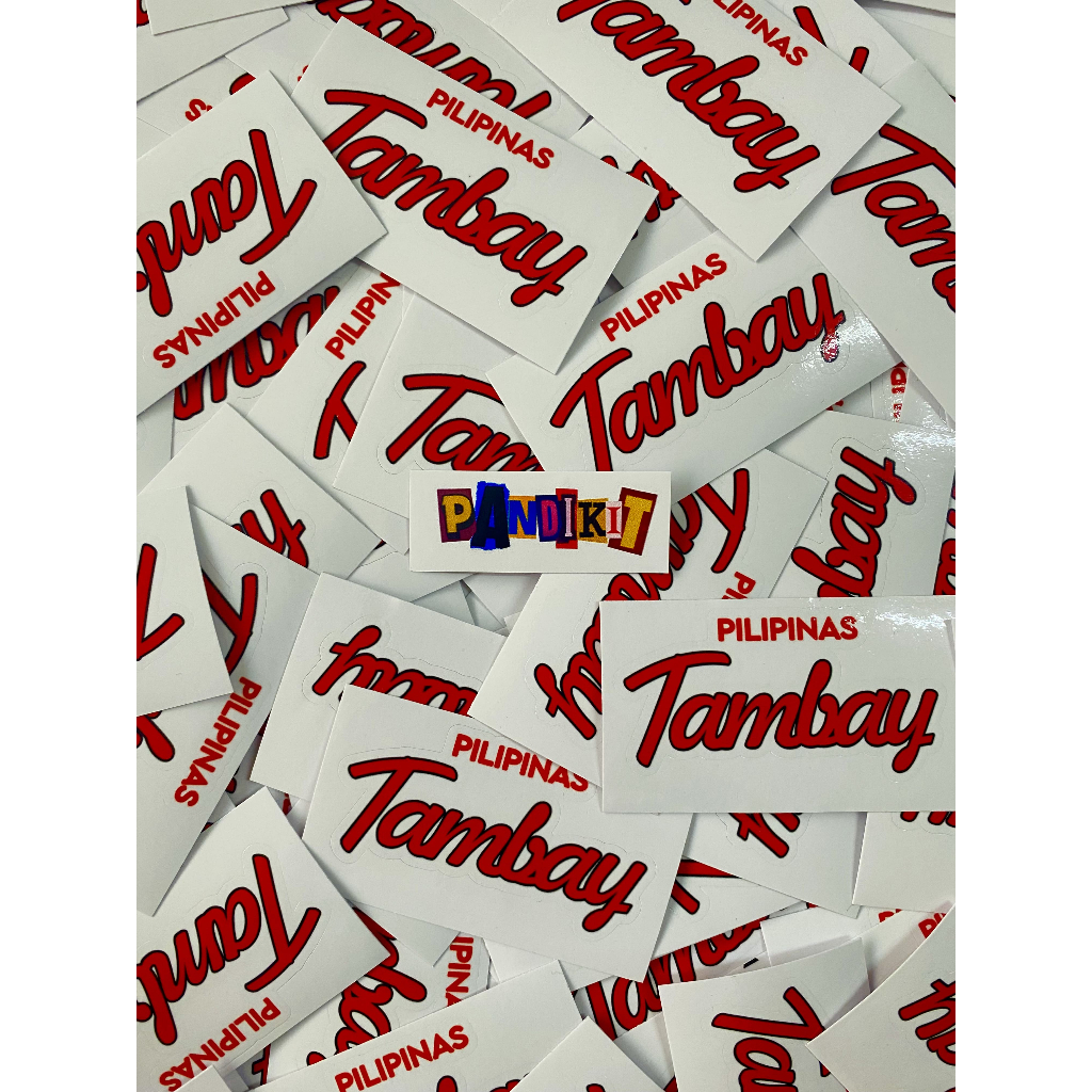 Tambay Stickers V1-V12, Tambay OG Logo (50pcs) | Shopee Philippines