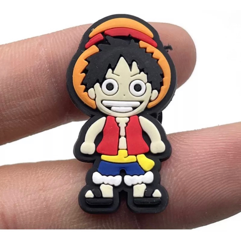 One piece Luffy Croc Shoe CHarms Pins Jibbitz for Crocs | Shopee ...