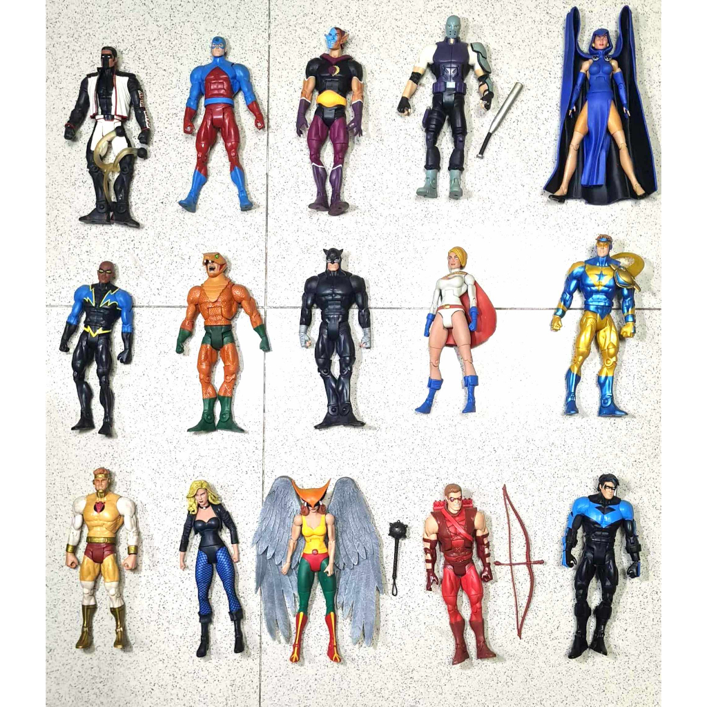 {GOT} DCUC Atom Eclipso Booster Gold Light Ray Red Arrow Action Figure ...