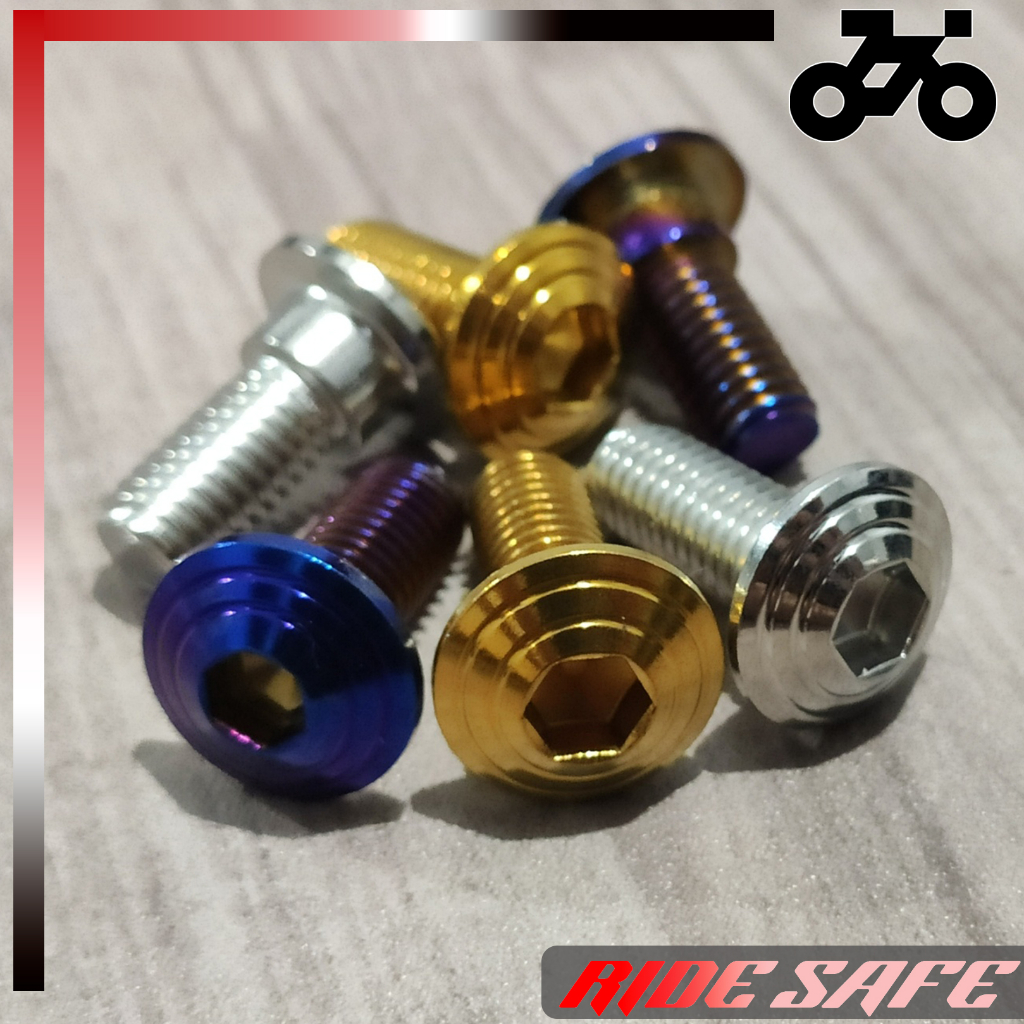 PER PC HENG STAINLESS DISC BOLT WAVE BEAT PCX ADV / MIO NMAX AEROX ...