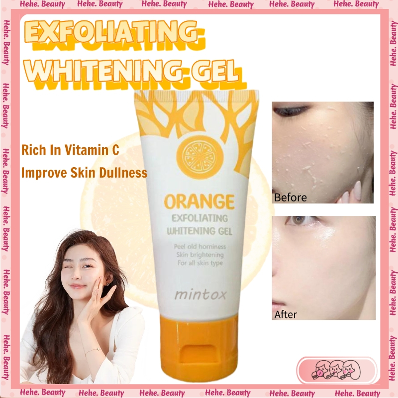 Mintox Orange Facial Whitening Exfoliating Gel 50g Whitening Body ...