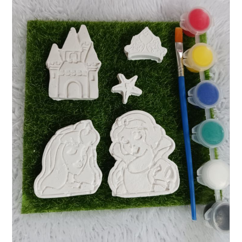 disney princess plaster painting set for lootbag give away and souvenir ...