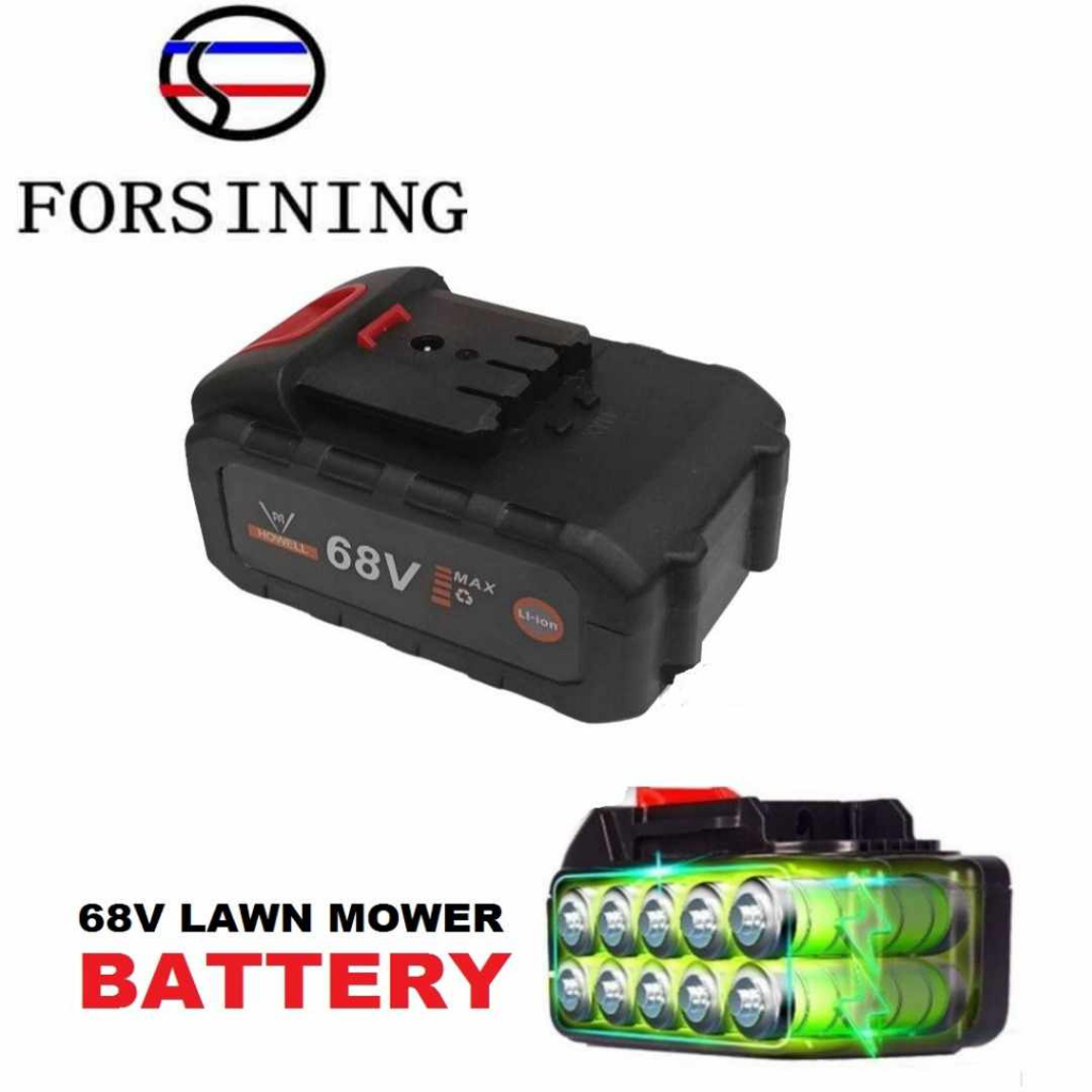 68V Rechargeable Li-ion Battery Electric Grass Trimmer for Lawn Mowers ...