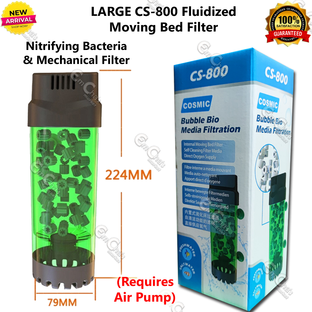 Cosmic Bottle CS-800 (Eight Hundred) Large Sized Bubble Fluidized Bed ...
