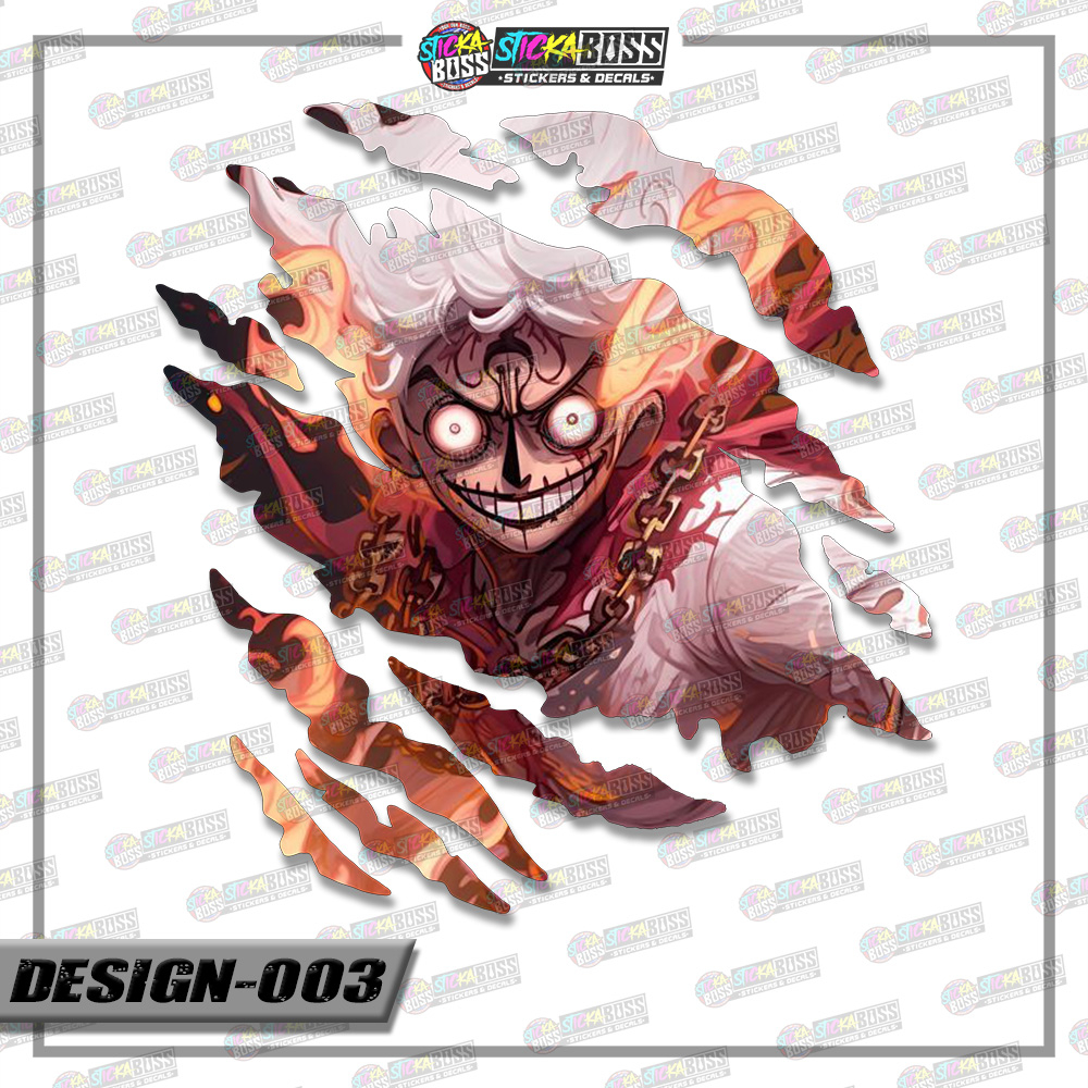 ONE PIECE PART 2 | ANIME SCRATCH STICKER【VINYL PRINTED】( LAMINATED ...