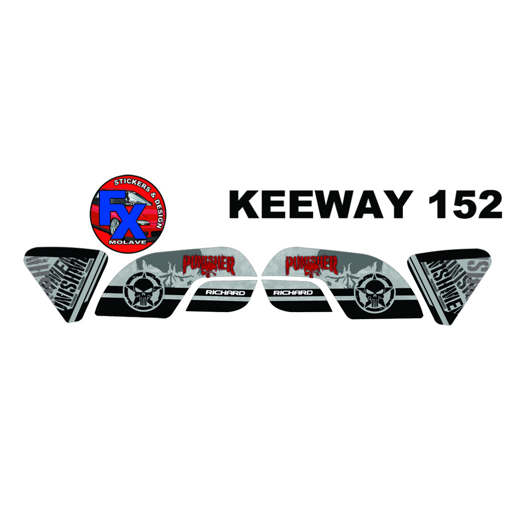 SYM KEEWAY 152 DECALS SET | Shopee Philippines