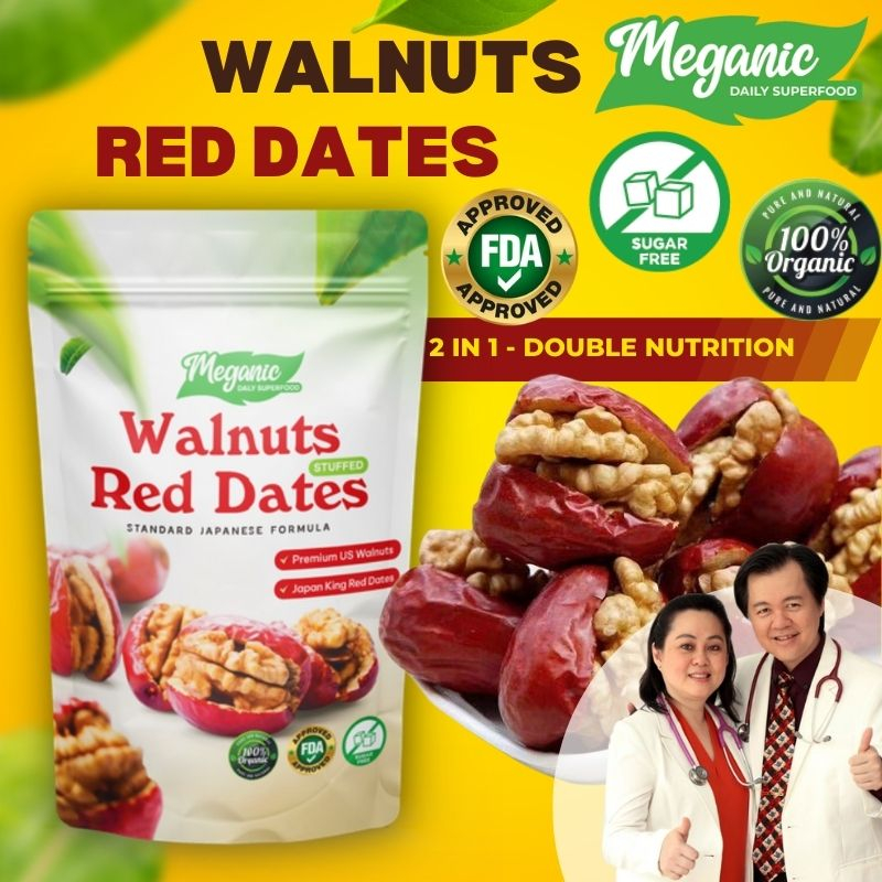 Premium Red Date With Walnuts 2 In 1 Double Nutrition Japaneses Dates ...