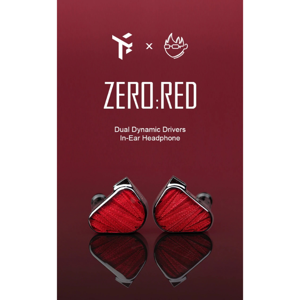 Truthear X Crinacle Zero : RED Dual Dynamic Driver IEM Detachable Cable ...