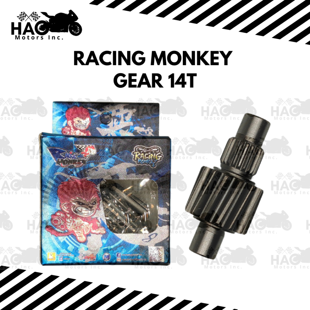 RACING MONKEY GEAR 14T- Click 125/ 150 14T- AEROX 13T- NMAX Motor Parts ...