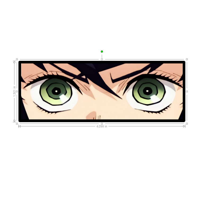 Demon Slayer Eyes Waterproof Vinyl Sticker SOLD PER PIECE (Tanjiro ...