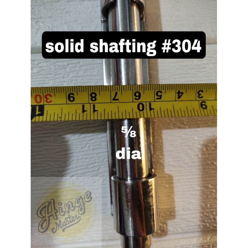Foot Bolt, Gate lock (12") solid stainless #304 and solid CRS shafting ...
