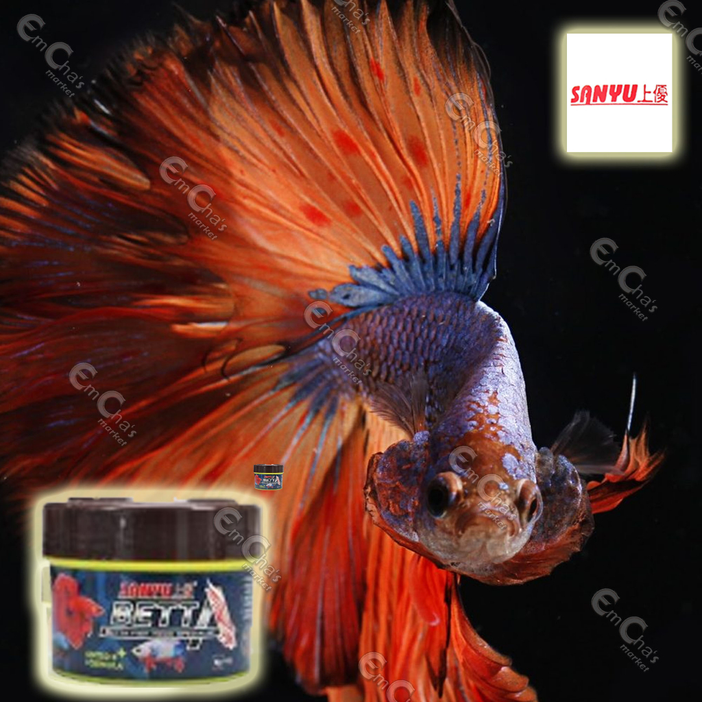 Aquarium Needs 2pcs SANYU BETTA FISH FOOD (8g x 2) Betta Fish Food (ff ...