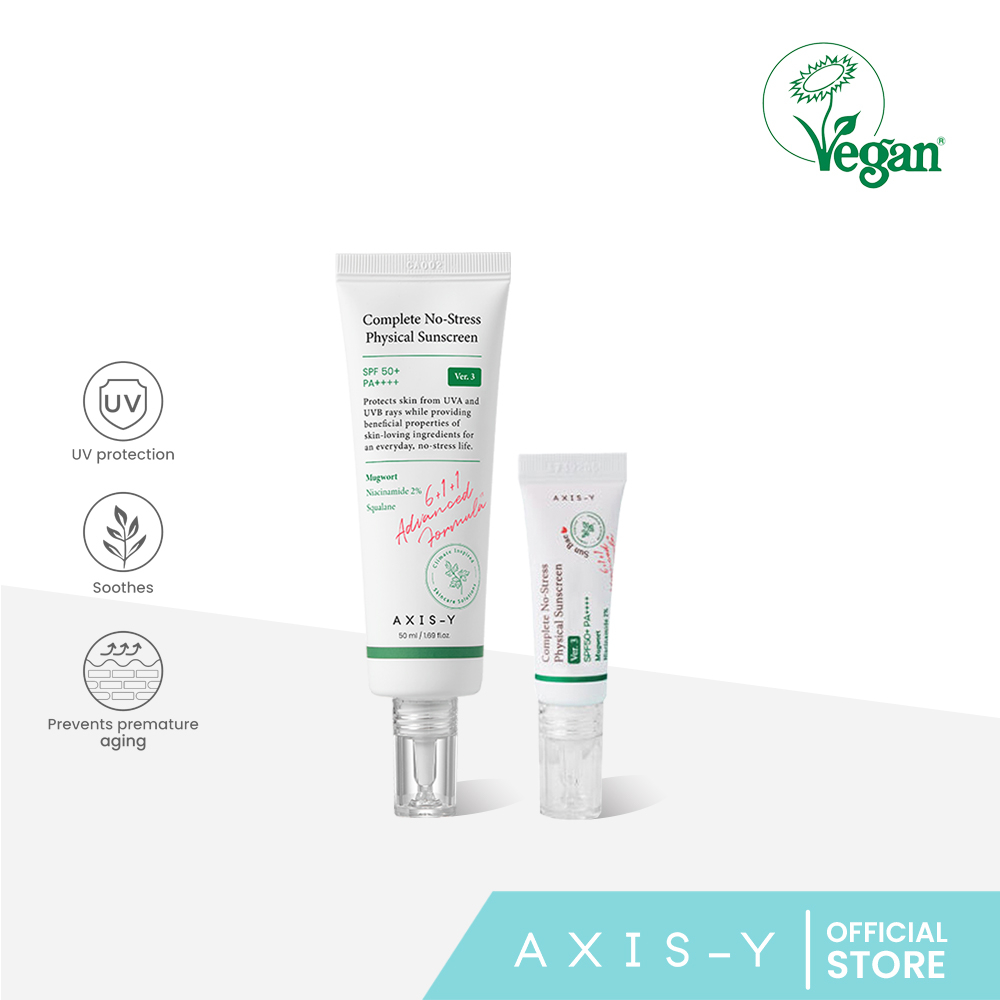 [AXIS-Y OFFICIAL] Complete No-Stress Physical Sunscreen SPF50+ PA ...