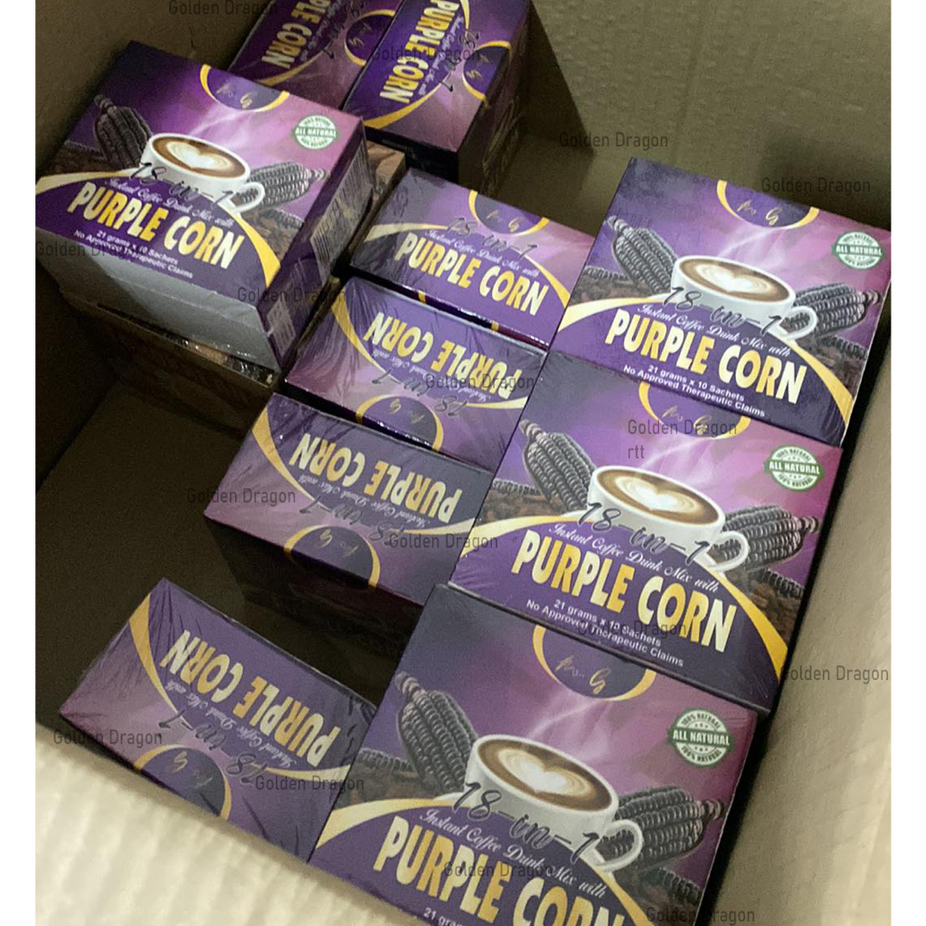 Ms. G PURPLE CORN COFFEE LATTE 10 Sachet 1 Box | Shopee Philippines