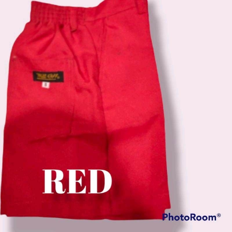 RED SHORTS UNIFORM FOR KIDS BOY GOOD QUALITY W/LOWEST PRICE | Shopee ...