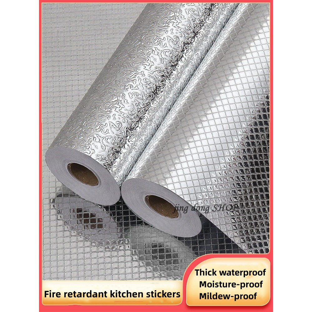 kitchen oil sticker adhesive wall decor waterproof Anti oilproof High ...