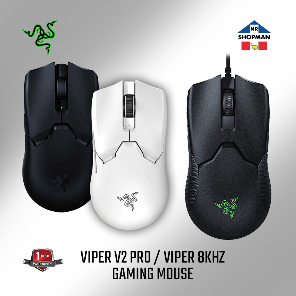 Razer Viper 8Khz Wired / Viper V2 Pro Wireless Gaming Mouse | Shopee ...