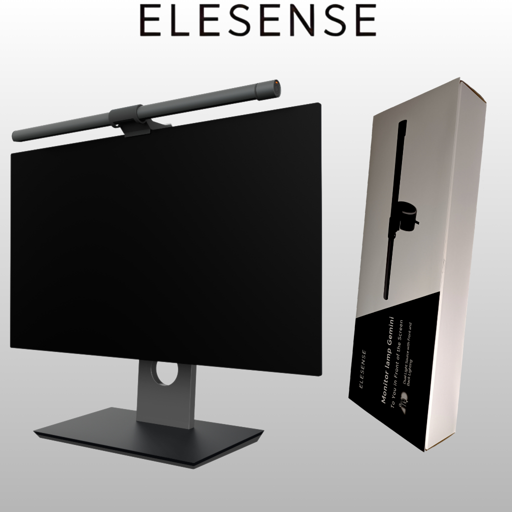 DUAL LIGHT Monitor Bar Elesense Gemini (Frontlight & Backlight ...