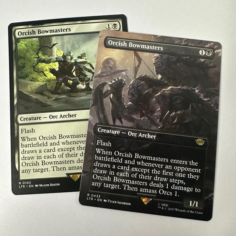 ORCISH BOWMASTER | LTR THE LORD OF THE RINGS | BLACK | MTG MAGIC THE ...