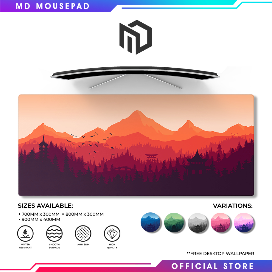 MD Mousepad | ZenScape | Extended Mousepad | Large Gaming Mousepad ...