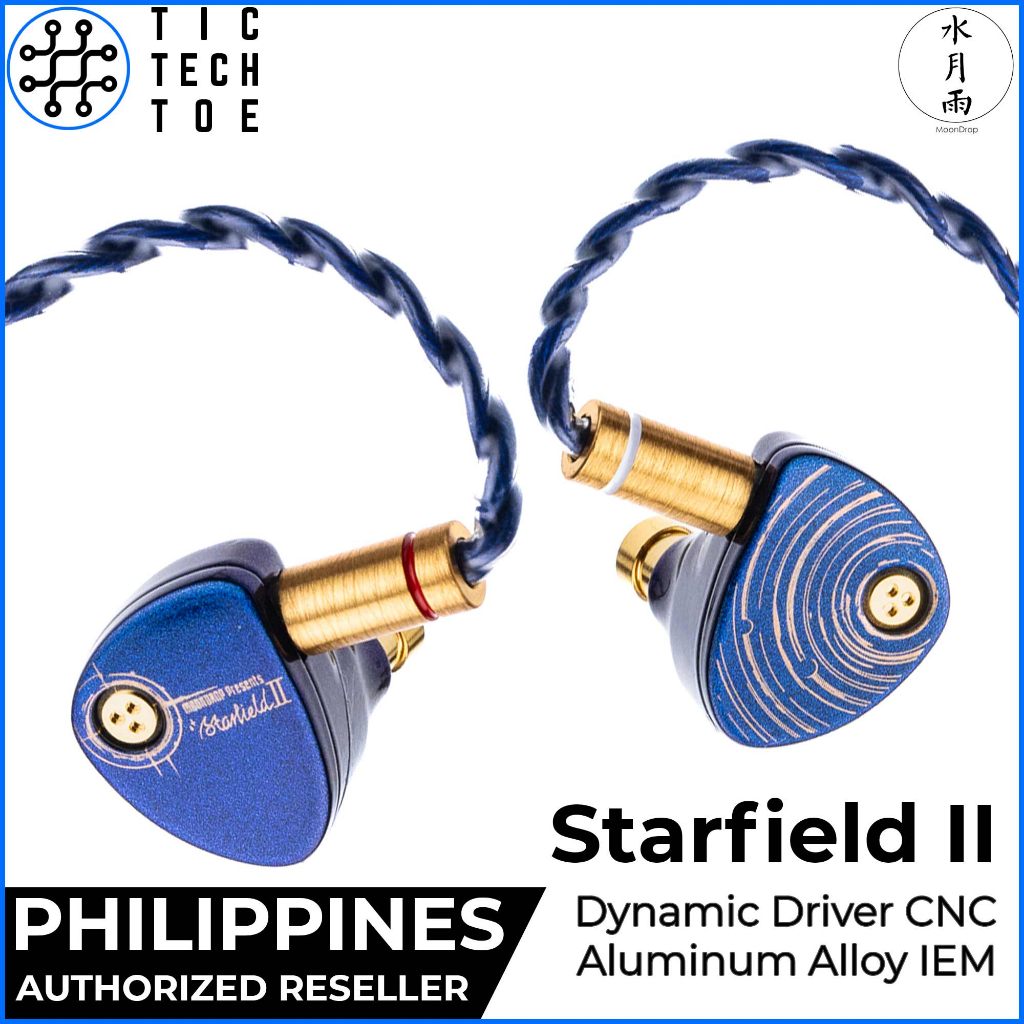 Moondrop Starfield II 2 Ultra Low Distortion Dynamic Driver Zinc Alloy ...
