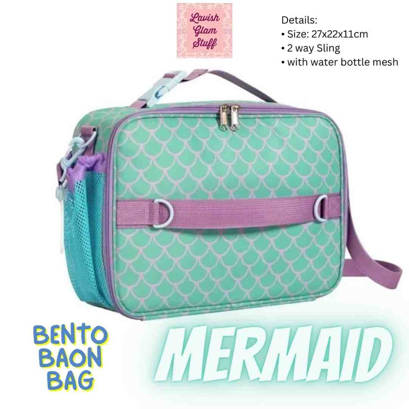 Bento Baon Lunch Bag Thermal Insulated 2-Way Design for Kids and Babies ...