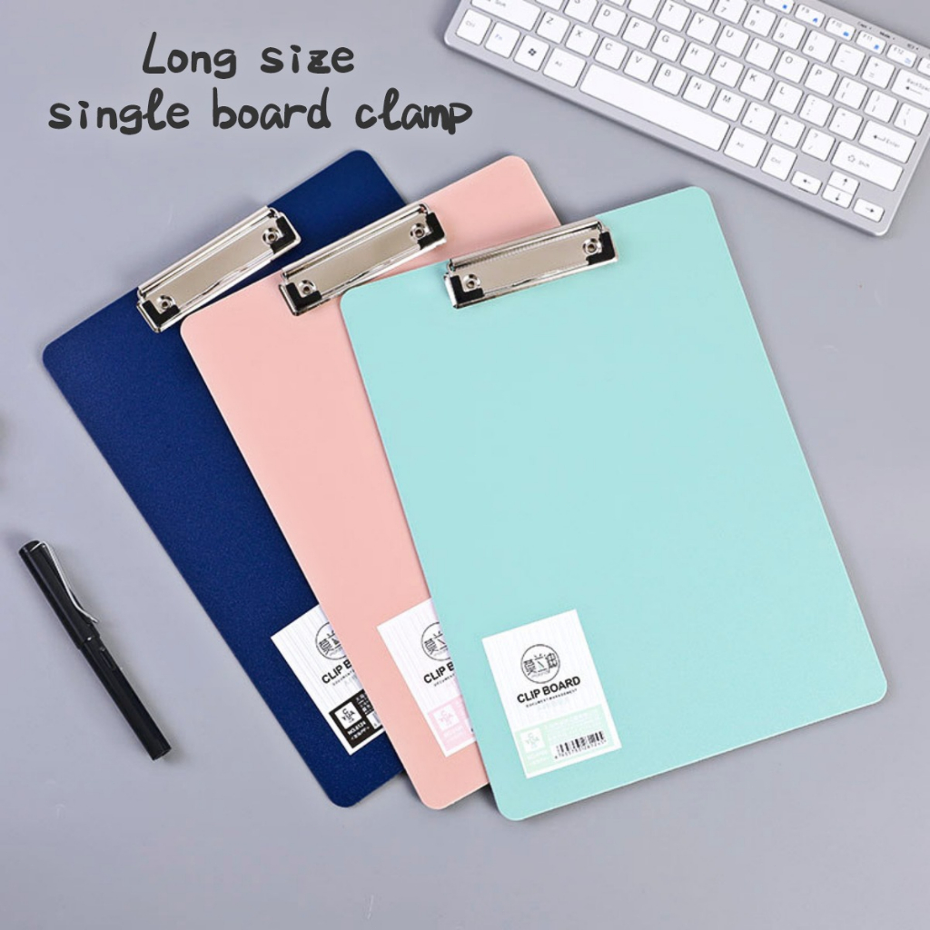 Portable Clipboard Long File Folder Organizers Clip Board School Office ...