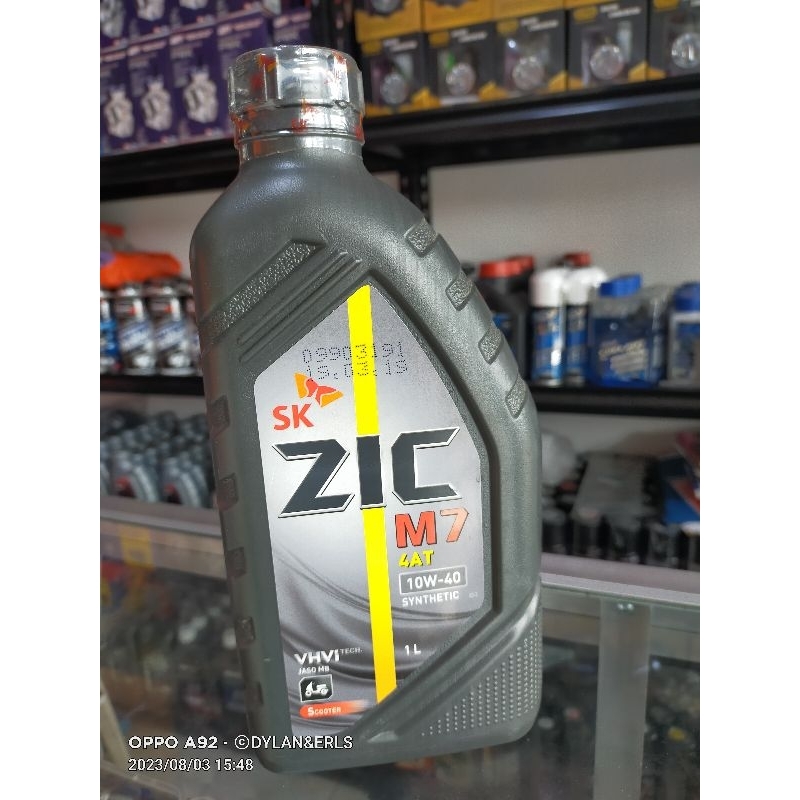 Zic M7 4AT 10w-40w Synthetic Scooter 800ml/1L | Shopee Philippines