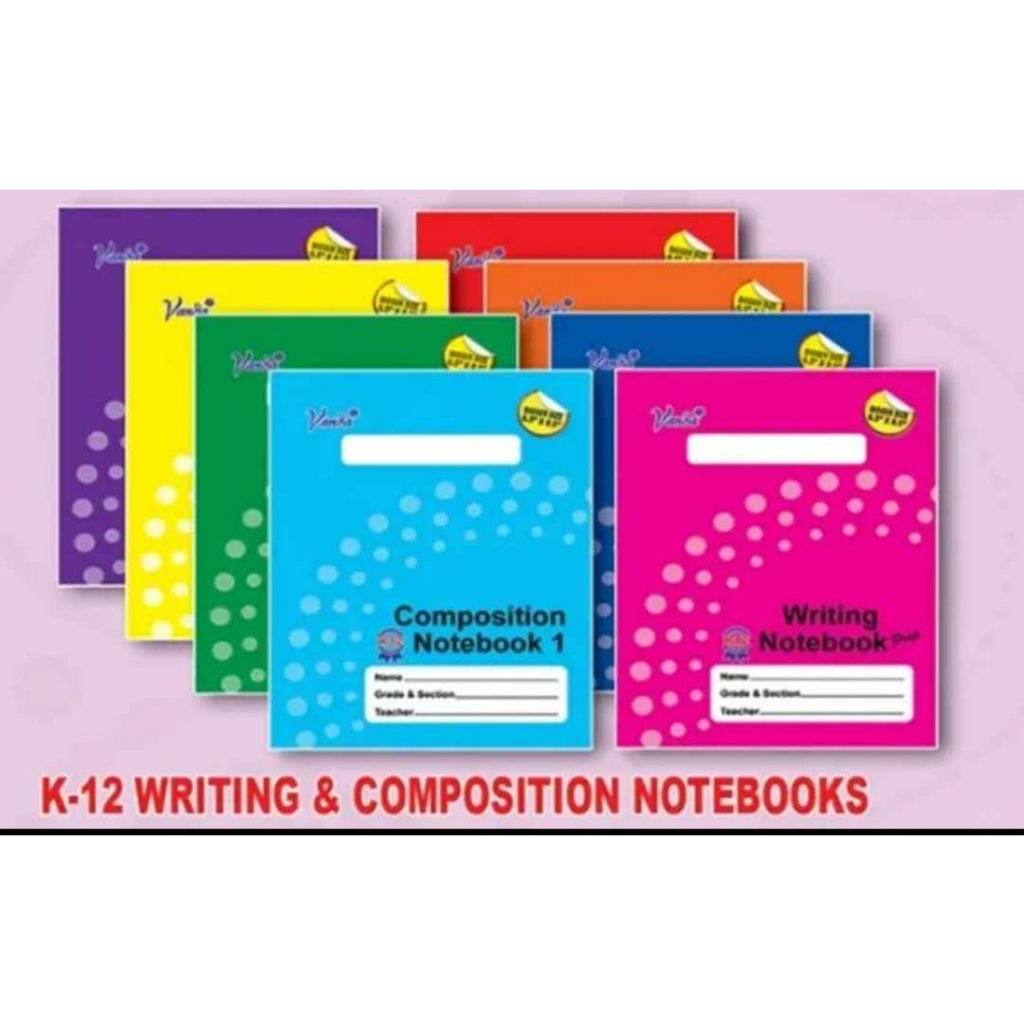 VANDA K-12 NOTEBOOK WRITING 1 & 2 | Shopee Philippines