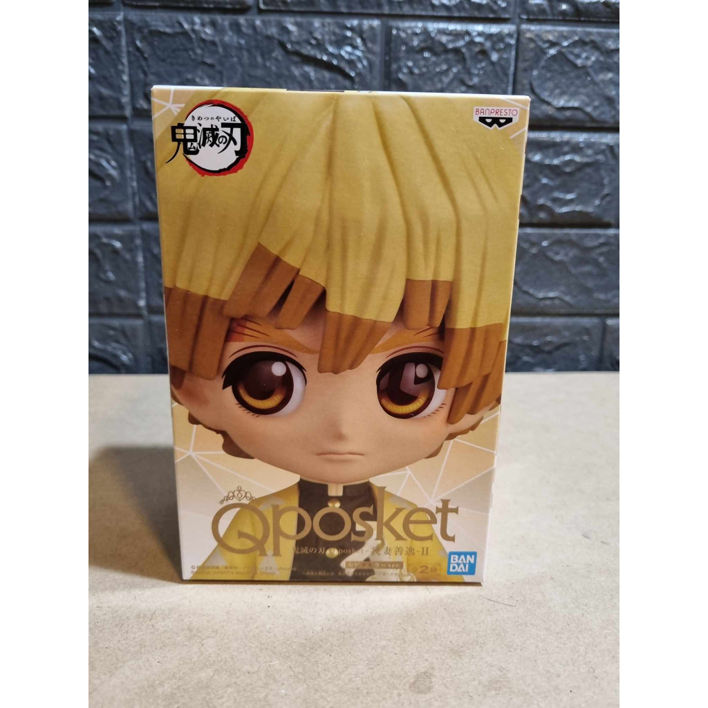 Demon Slayer Zenitsu Qposket Bandai Banpresto Authentic Figure | Shopee ...