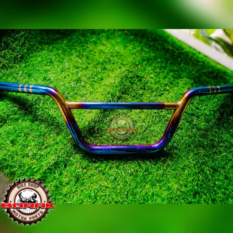 TITANUIM / GOLD HANDLE BAR fit to Tmx/Rusi/Racal/Skygo/Xrm | Shopee ...
