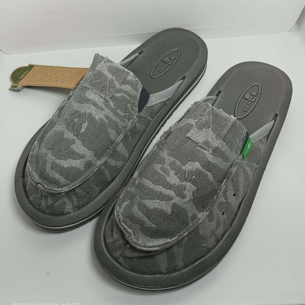 008-1 and A010 new sanuk printed half shoes for men's (40-44) | Shopee ...