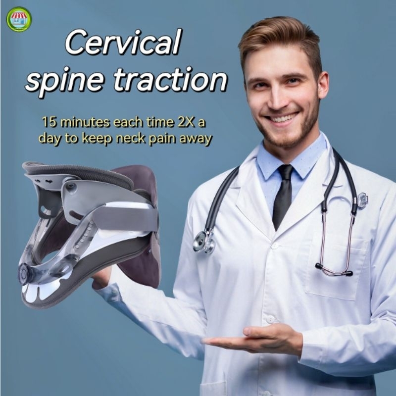 Neck Brace Adjustable Cervical Traction Device For Neck Support ...