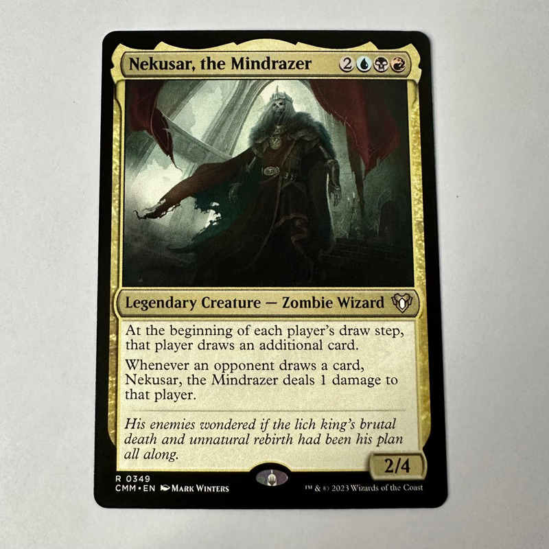 NEKUSAR, THE MINDRAZER | CMM COMMANDER MASTERS | MULTICOLOR | MTG MAGIC ...