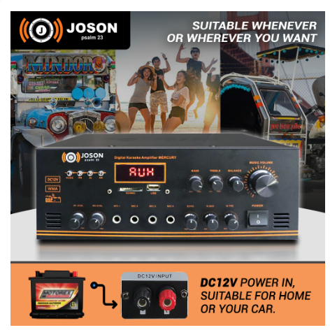 ORIGINAL JOSON MERCURY Professional Amplifier (Digital Amplifier)80Wx2 ...