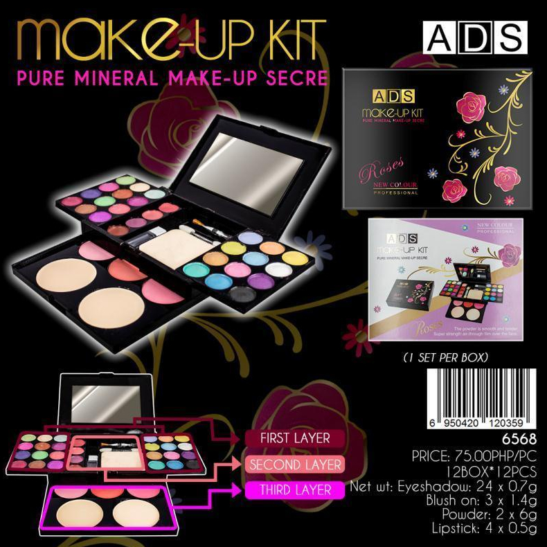 Beauty ADS Makeup Kit #6568 | Shopee Philippines