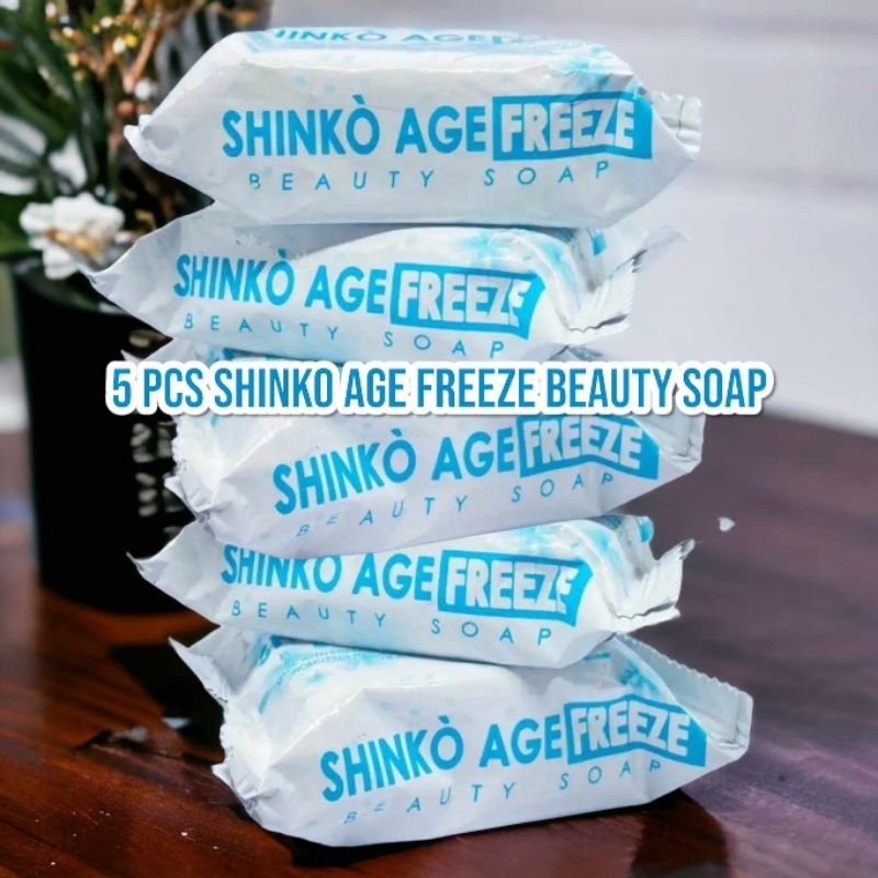 5pcs Shinko Age Freeze Beauty Soap 70g | Shopee Philippines