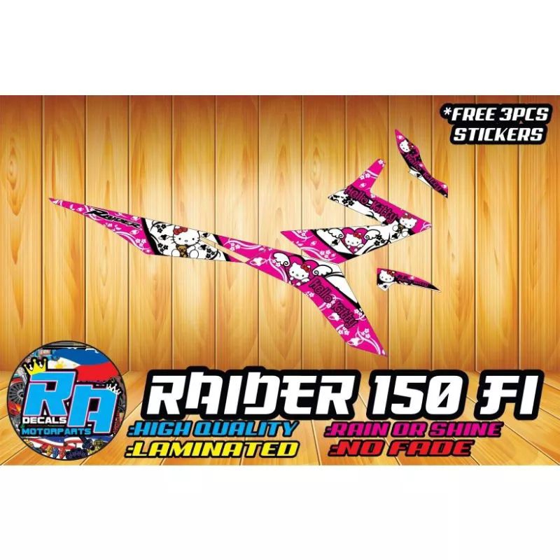 Raider 150 Fi Hello Kitty Decals | Shopee Philippines