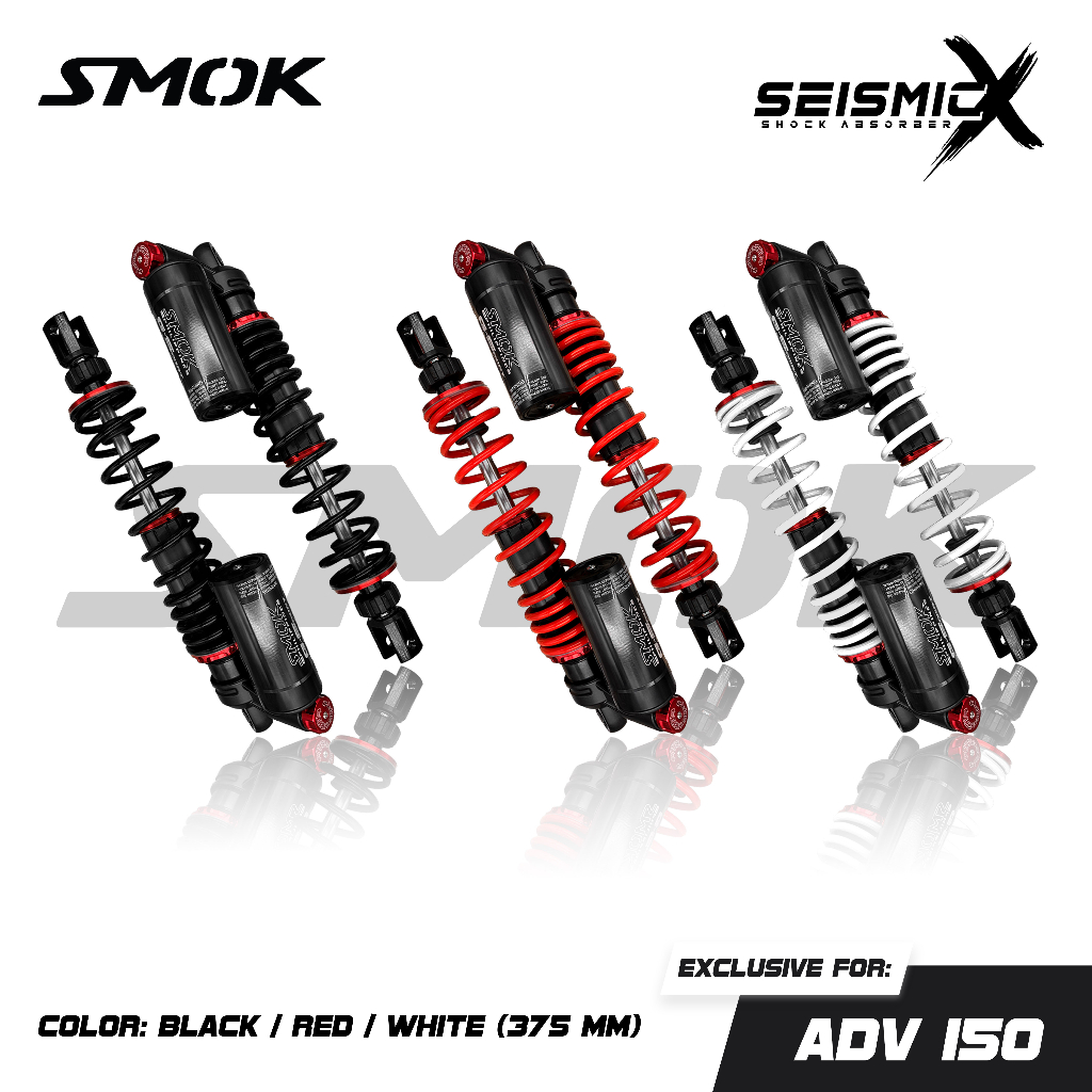 SMOK SEISMIC X SHOCK FOR ADV 150 ORIG ADJUSTABLE 375MM SEMI LOWERED ...